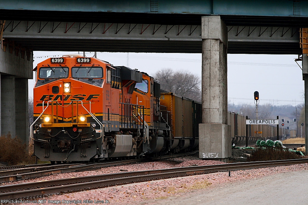 BNSF 6399 East